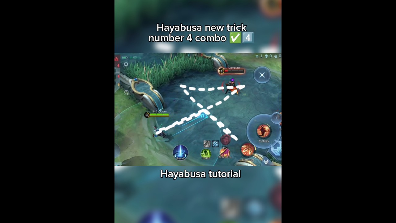 Hayabusa number 4 combo tutorial #mobilelegends #mlbb #hayabusa #tutorial #gamingcommunity #fyp