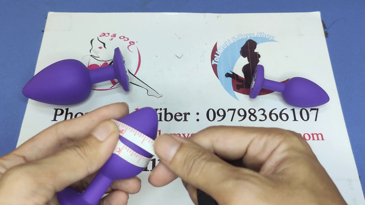 3 Size Silicone Anal Plugs (Code : F-077)