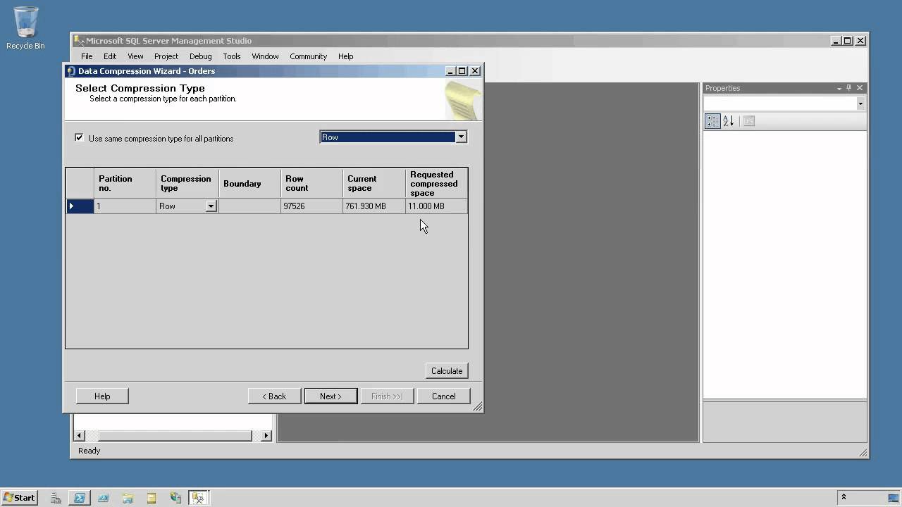 Methods for Compressing a SQL Database