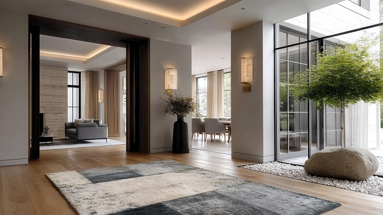 Creating a Cohesive Foyer and Living Room Design for a Unified Look