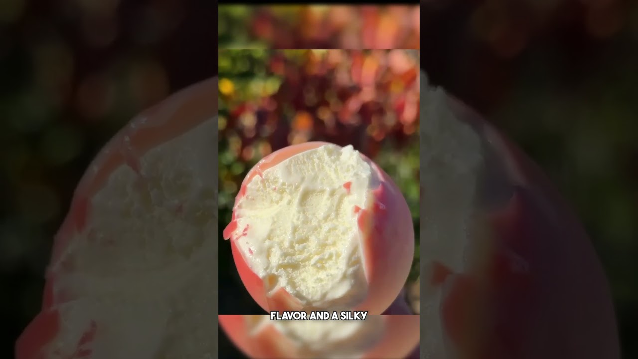Viral Peach Ice Cream