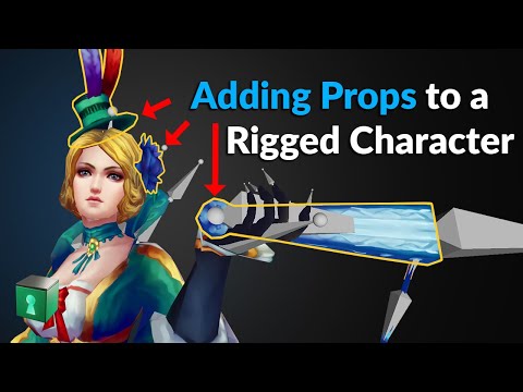 Blender Secrets - Adding objects to an already rigged and animated character