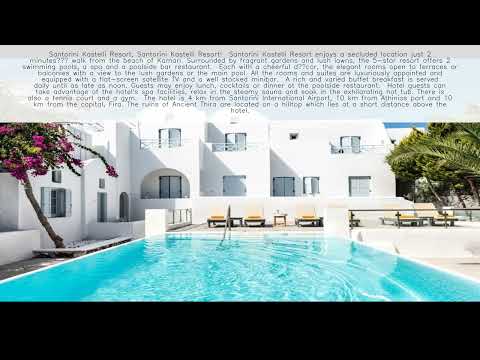 Santorini Kastelli Resort Santorini ⭐️⭐️⭐️⭐️⭐️ Greece 👇 Check Prices in Description 👇