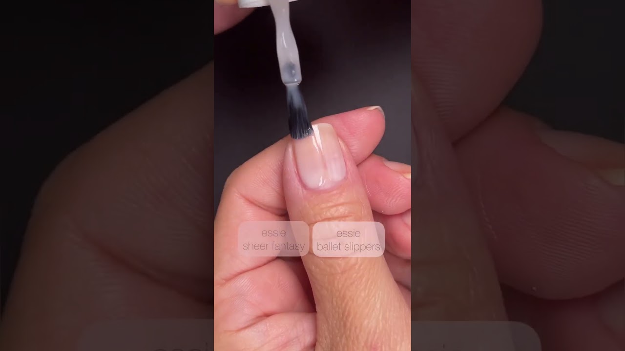 Essie sheers comparison! #essie #shorts