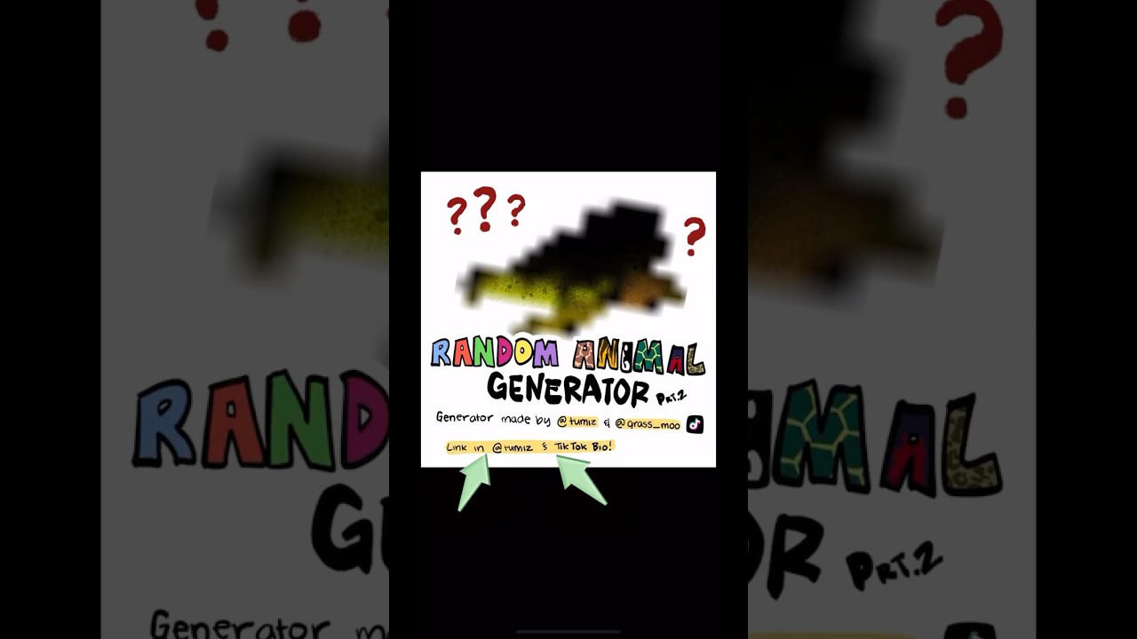 Random Animal Generator Part 2! #creaturecreation #randomanimalgenerator