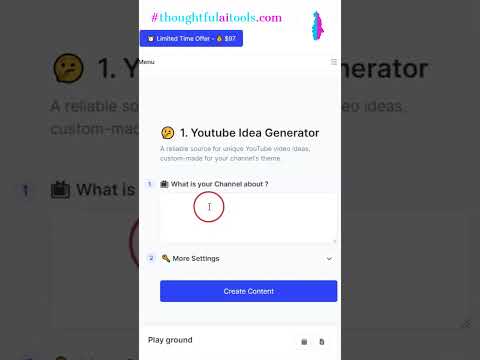 Free Youtube Video Idea Generator from GravityWrite com #YoutubeVideoIdeaGenerator #freeaitools