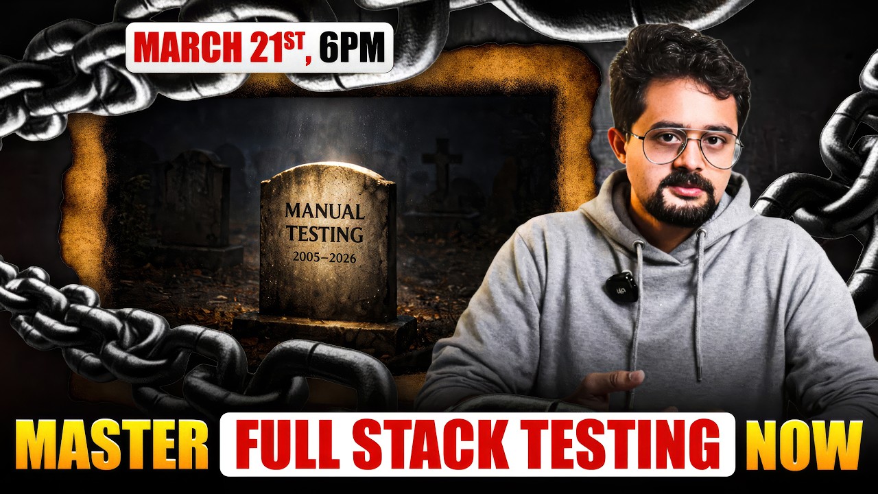 Is Manual Testing Dead? 🛑 How to Survive the AI Era as a Full Stack Tester