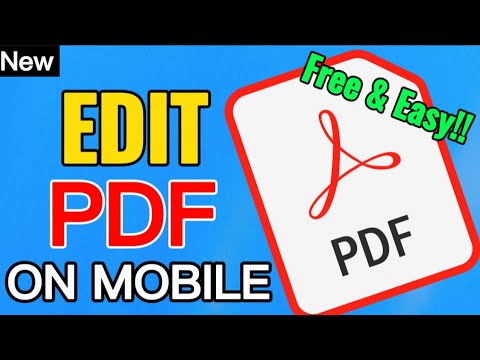 How to Edit PDF on Mobile (iPhone) Free & Easy
