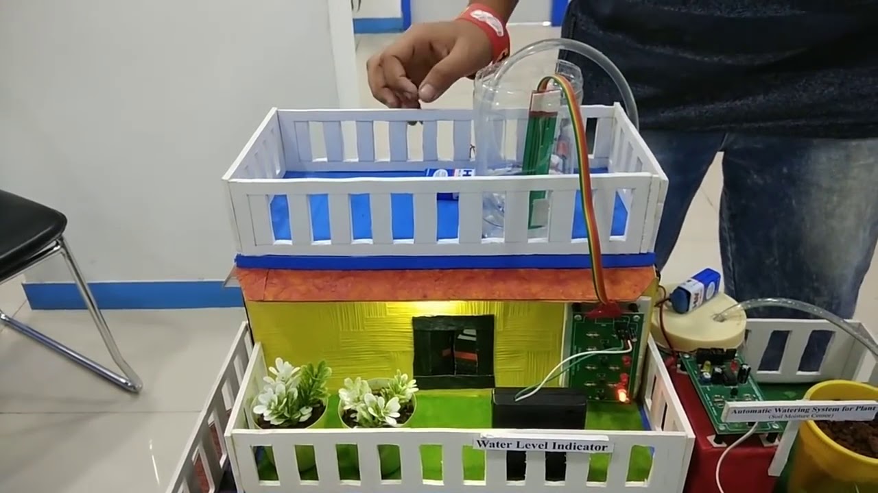 Smart water conservation system school science project