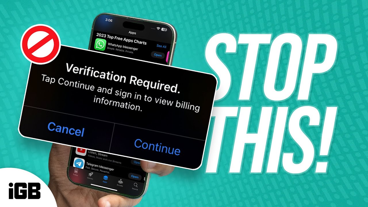 How to Stop Verification Required When Installing Free Apps on iPhone 😰📲