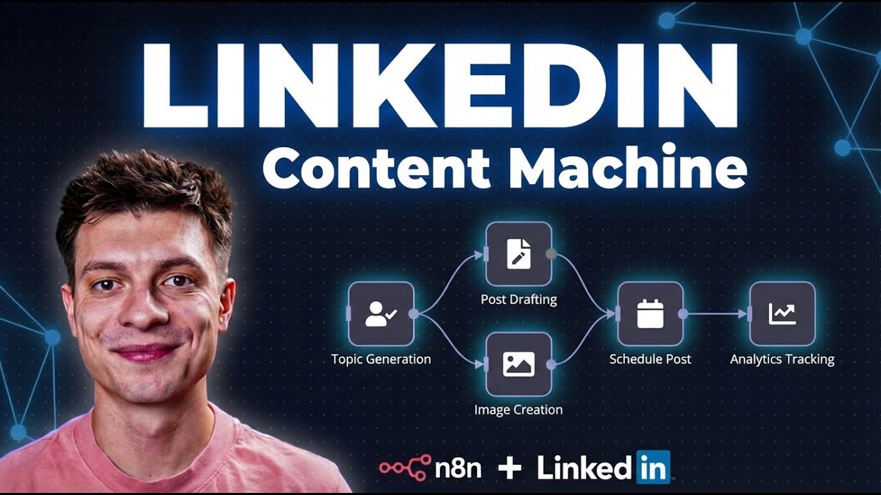 I Built an AI LinkedIn Content Machine: Human-in-the-Loop, Fully Automated (FREE Template)