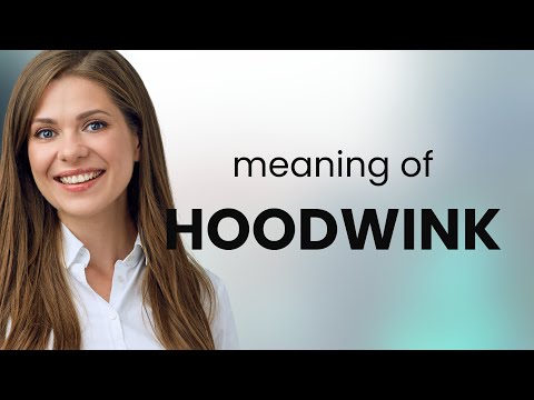 Hoodwink | meaning of HOODWINK