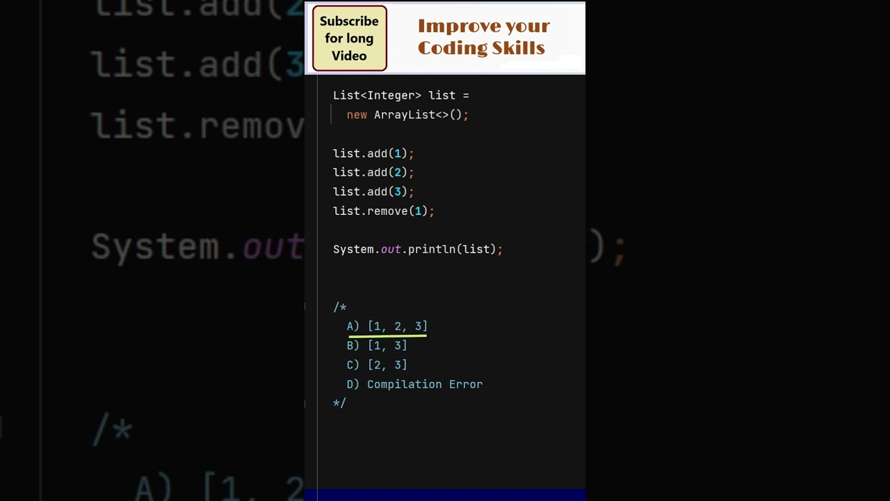 #324 Java Coding Questions MCQ | Test Your Skills | IntelliSkills