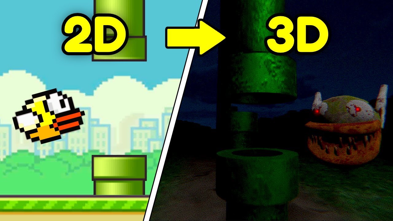 I turned FLAPPY BIRD into a 3D HORROR game