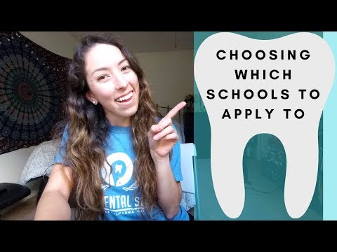 How to Create Your Dental School List When Applying