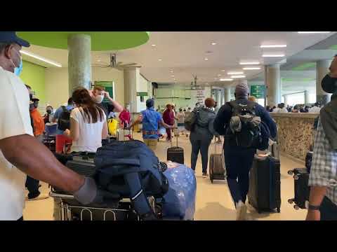 Arrival in Terminal B at Punta Cana Airport