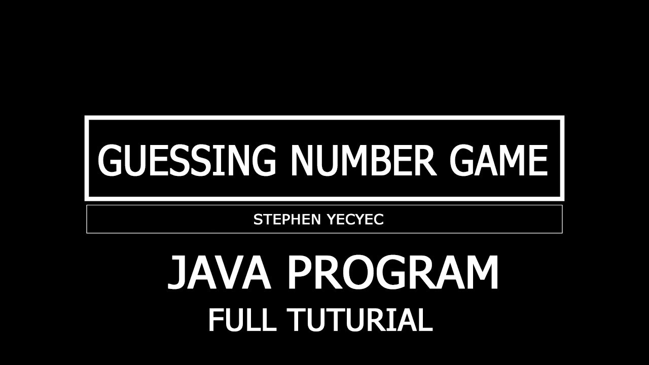 Guessing Number Game Tutorial | Java Netbeans