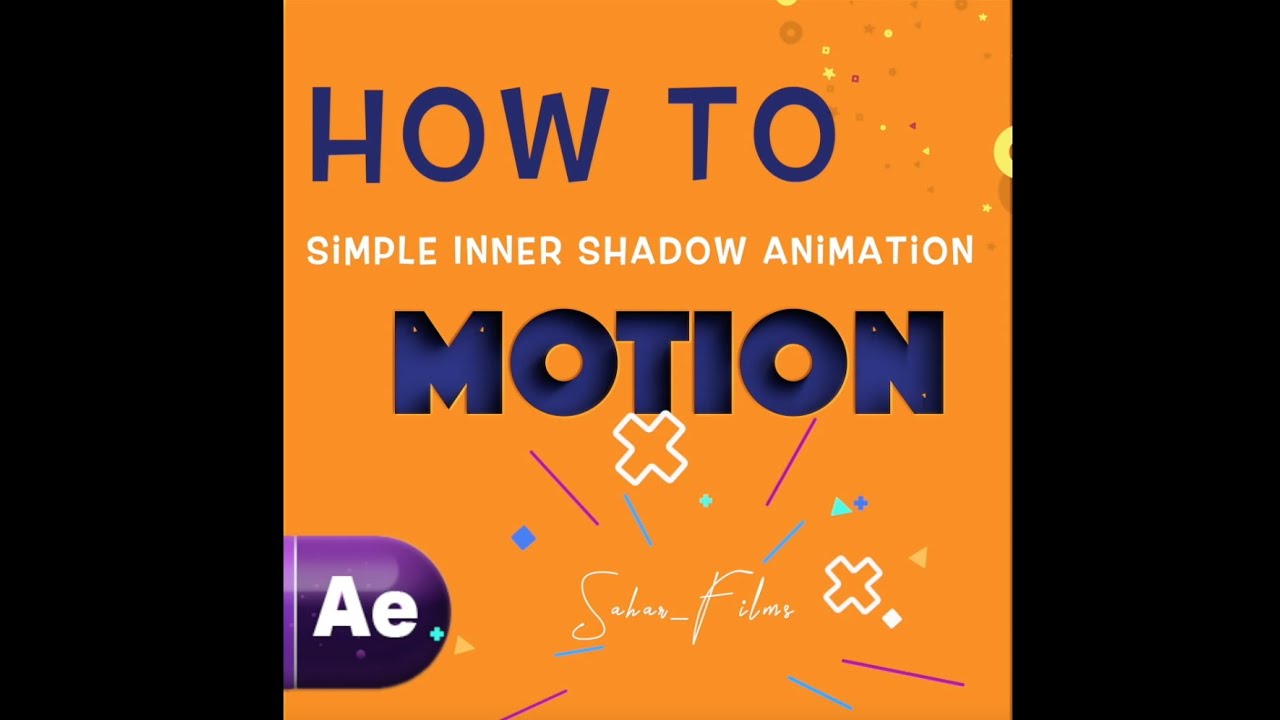 Simple Inner Shadow Animation in after effects /  Tutorial Video
