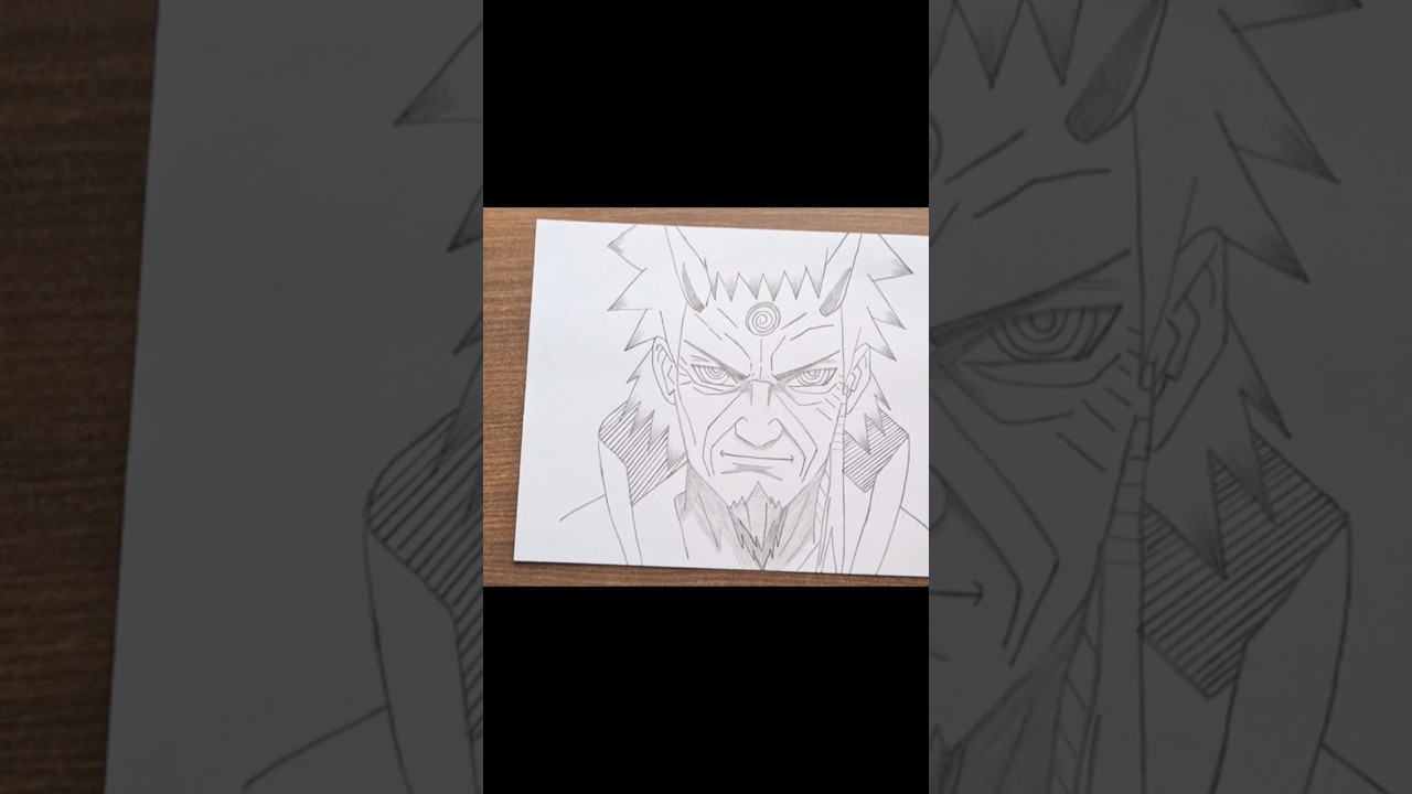 How to draw Hagoromo Otsutsuki #animedrawing #shortsreels