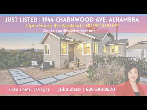 Just Listed | 1944 Charnwood Ave, Alhambra