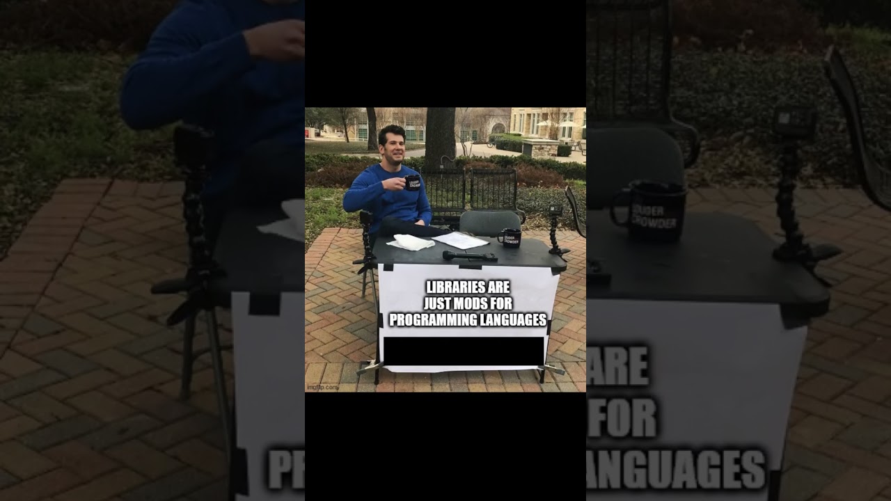 Mods for programming languages! #programmerhumor #shorts #short