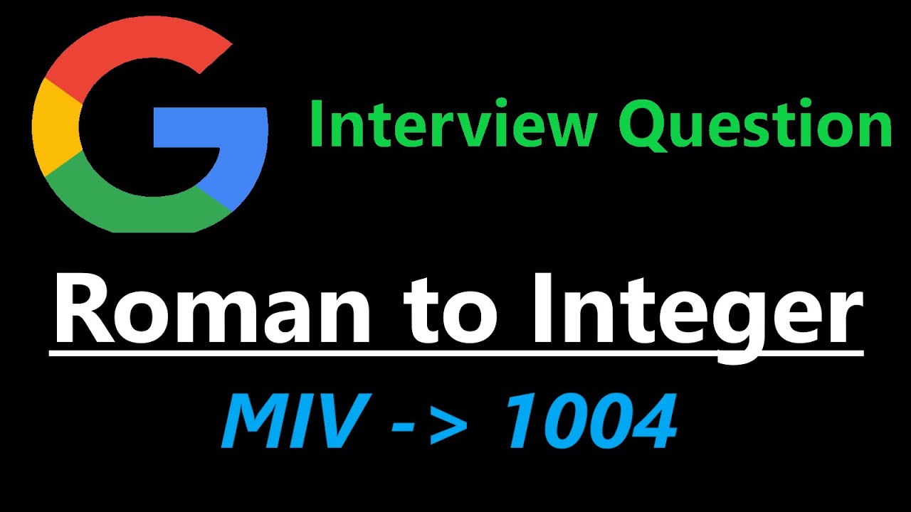 Roman to Integer - Leetcode 13 - Python