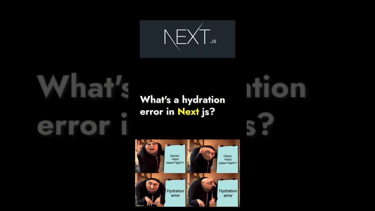 Fix Hydration Errors in Next js in Under 1 Minute