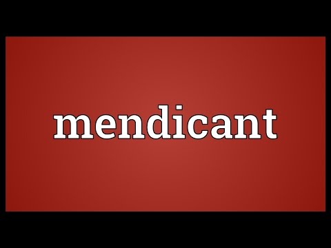 Mendicant Meaning