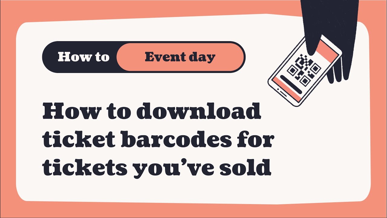 How to download ticket barcodes for tickets you've sold on Ticket Tailor