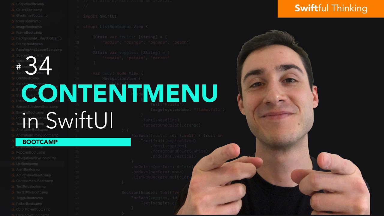 How to use ContextMenu in SwifUI | Bootcamp #34