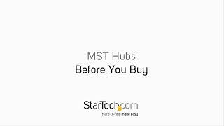 What is an MST hub, and how can I tell if it will work in my setup?