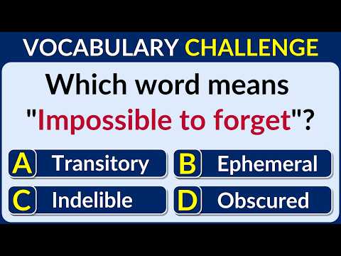 How Strong Is Your Vocabulary? Can You Score 35/35? #challenge 02