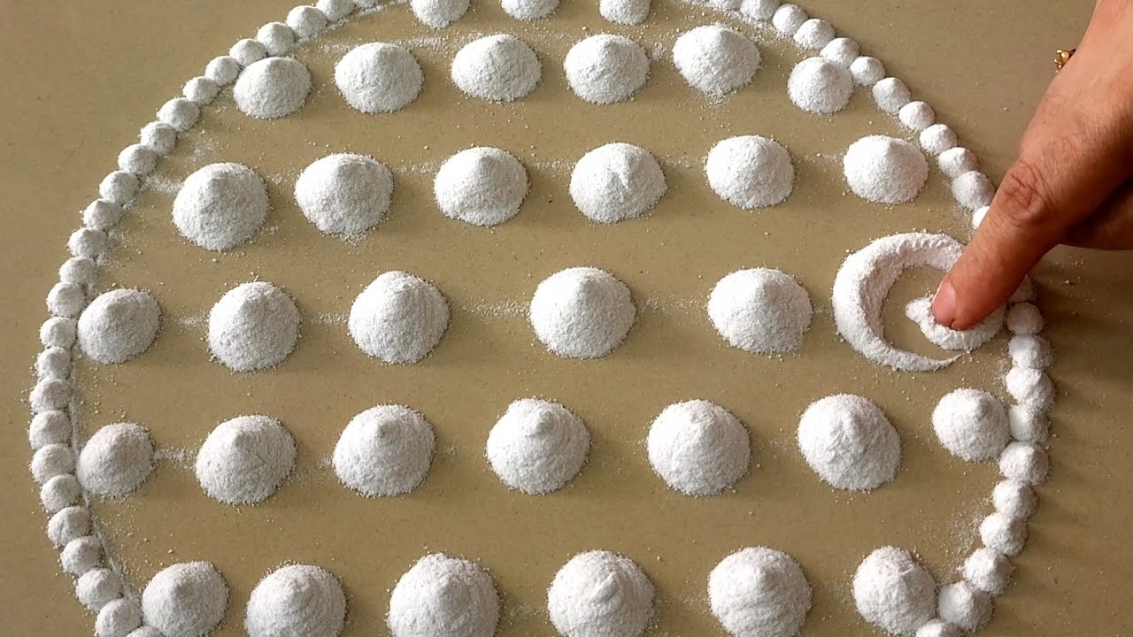 New Diwali Simple Relaxing Top Color Rangoli Designs - Blouse Designs