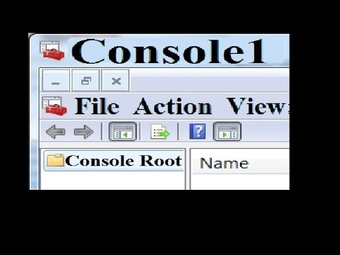 Windows Management Tool: MMC...