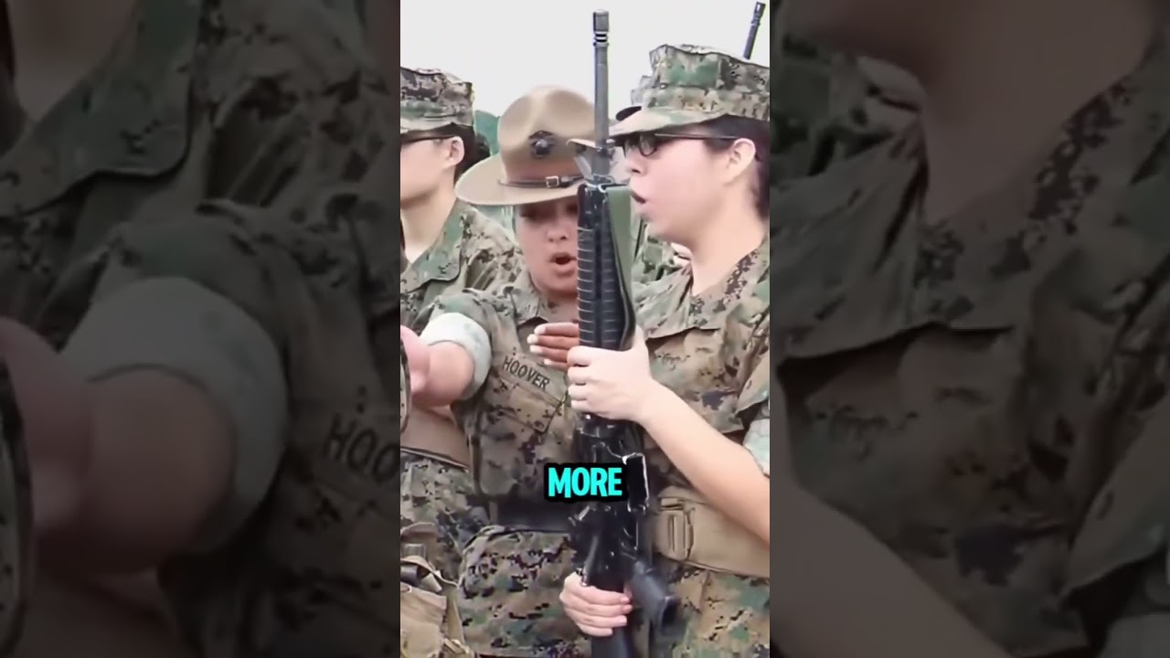 Intense female  Drill Instructor. #delayedentryprogram #marines #drillinstructor