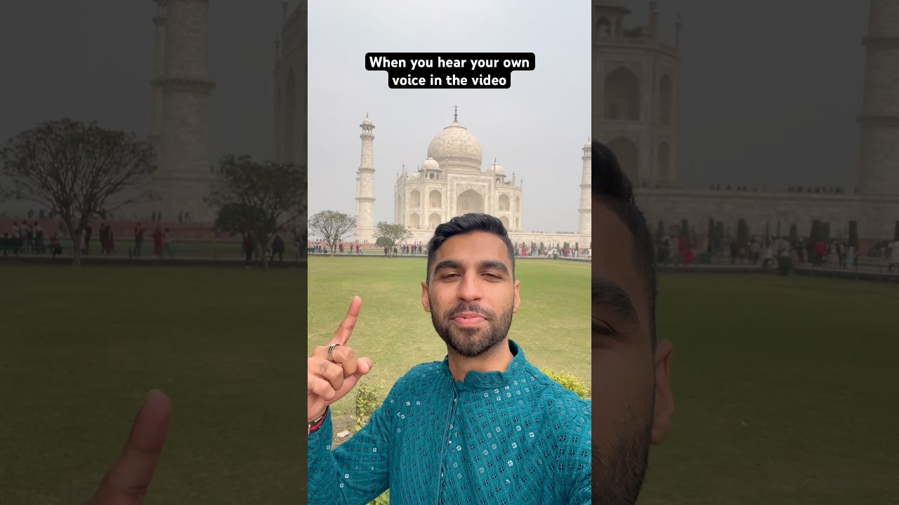 When You Hear Your Own Voice In The Video 😂 #shorts