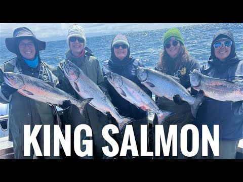 King Salmon Fishing Sitka, Alaska Early June 2024
