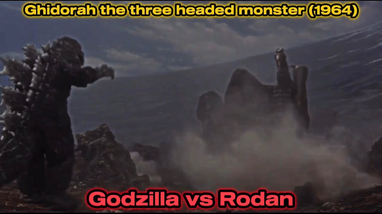 Ghidorah the three headed monster (1964)    Godzilla vs Rodan
