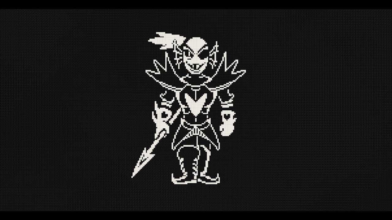 (Undertale) Undyne The Undying Minecraft Pixel Art