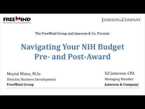 Navigating Your NIH Budget: Pre- and Post-Award