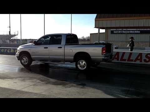 Dodge Ram 1500 QC Caltracs first launch - 1/4 mile