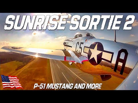 Sunrise Sortie Part 2/3 - Flying Iconic Military Aircraft. Keep Them Flying!