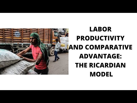 LABOR PRODUCTIVITY AND COMPARATIVE ADVANTAGE: THE RICARDIAN MODEL