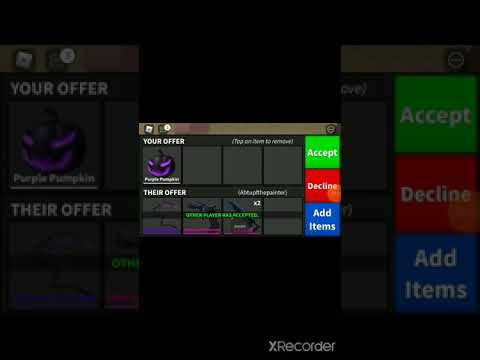 TRADING AWAY MY PURPLE PUMPKIN! [Murder Mystery 2]