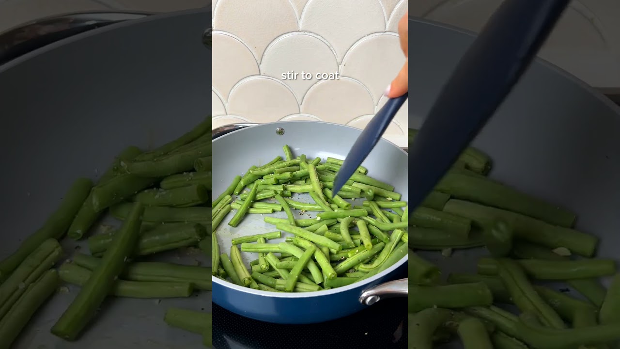 The only green bean recipe you'll ever need (15 min!) #shorts