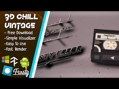 Avee Player Visualizer - Simple Visualizer - 3D Chill Vintage - Free Download Template - Tape Avee