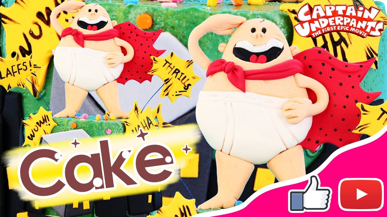 Captain Underpants Cake! How To Make Captain Underpants Cakes At Home! DIY Recipes