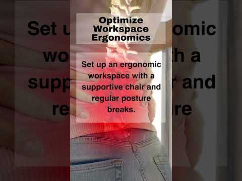 8of10. Optimize Workspace Ergonomics | Dr. Walter Salubro Chiropractor in Vaughan