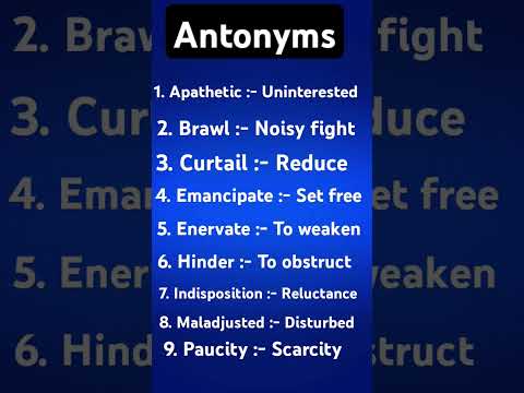 Learn new Antonyms📚📚