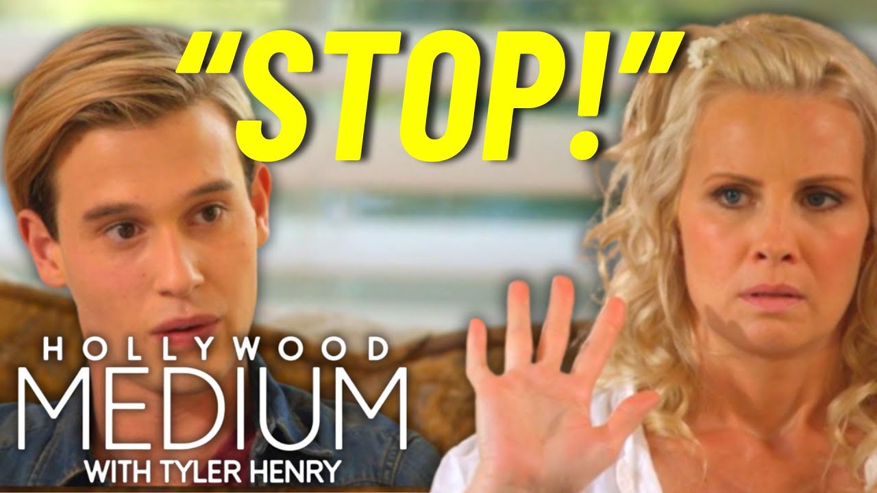 Monica Potter HALTS Reading With Tyler Henry After Shocking Sign from Father | Hollywood Medium | E!